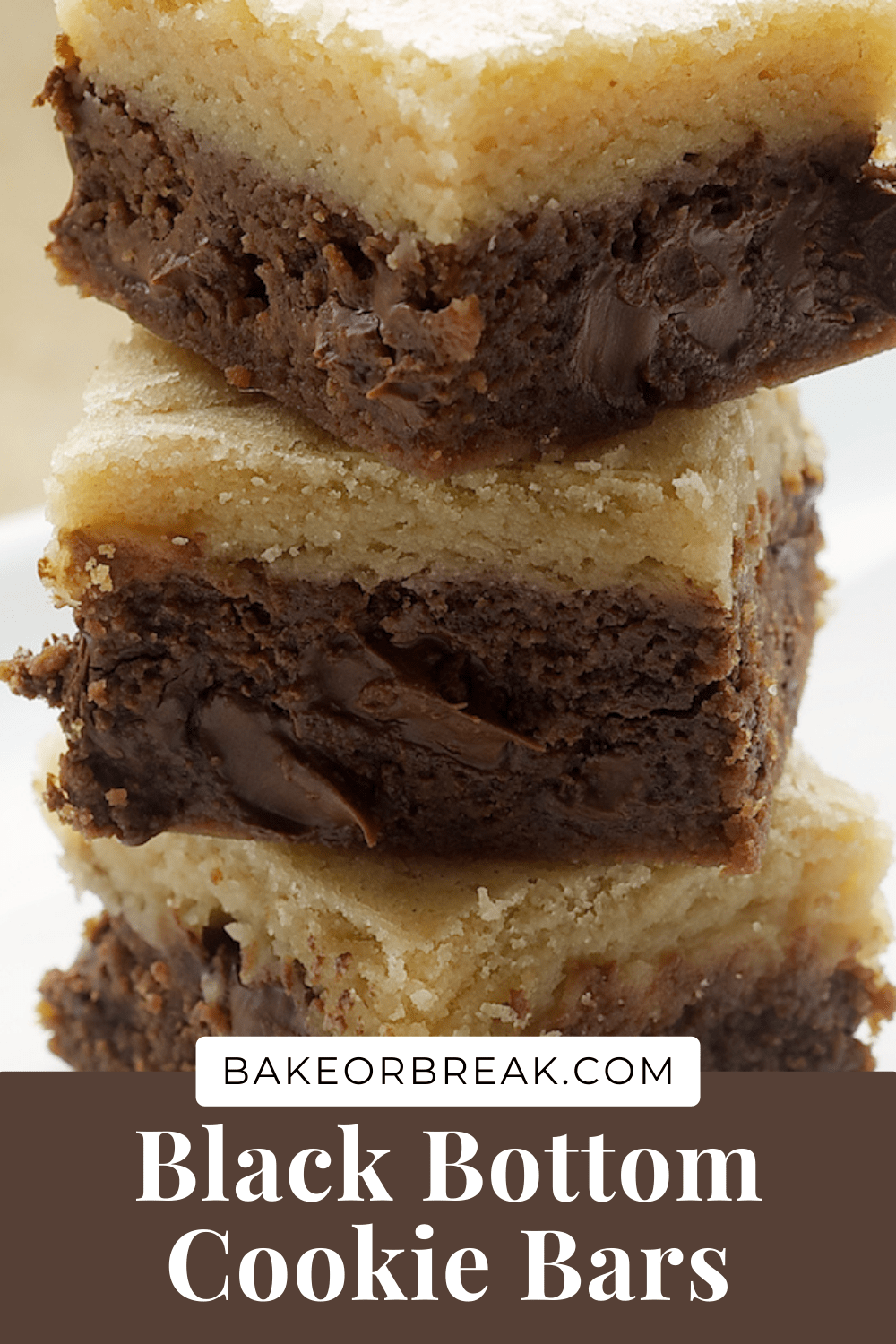 Black Bottom Cookie Bars | Bake or Break