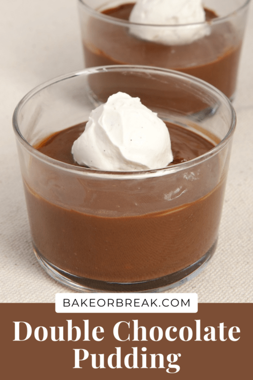 Double Chocolate Pudding | Bake or Break