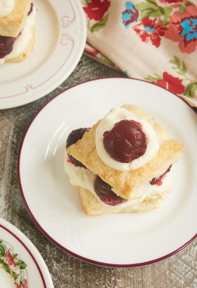 Cherry Shortcakes with Cream Cheese Biscuits - Bake or Break
