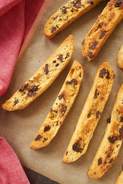 Cherry Chocolate Chip Biscotti - Bake or Break