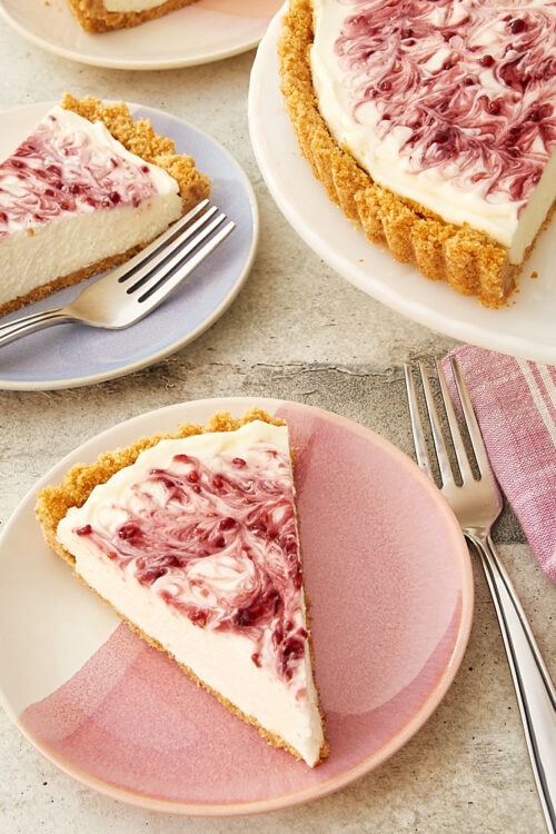 No-Bake Raspberry Cheesecake - Bake or Break