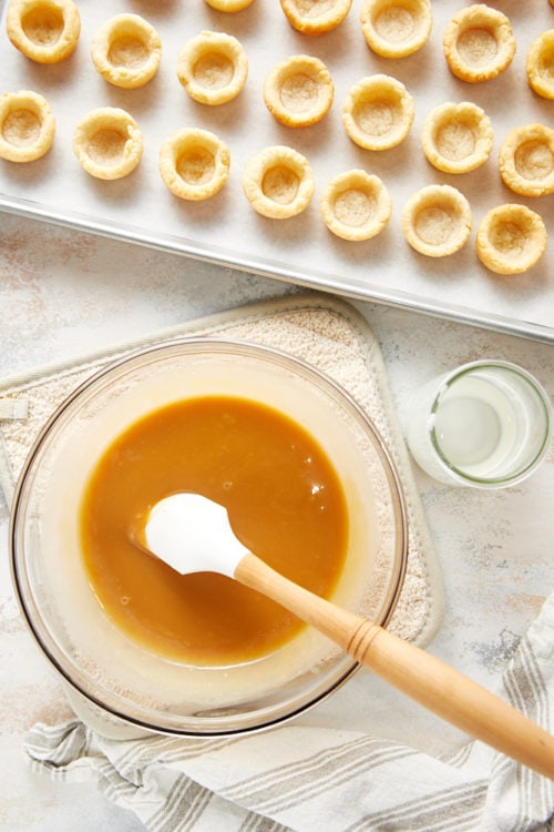 Mini Caramel Tarts - Just 6 Ingredients!