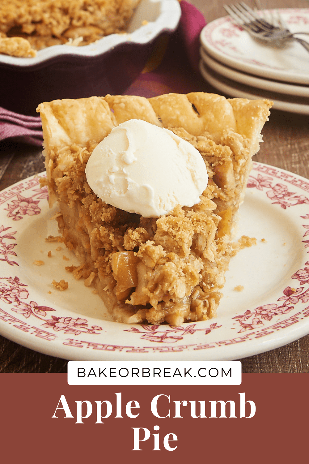 Classic Apple Crumb Pie Recipe | Bake or Break