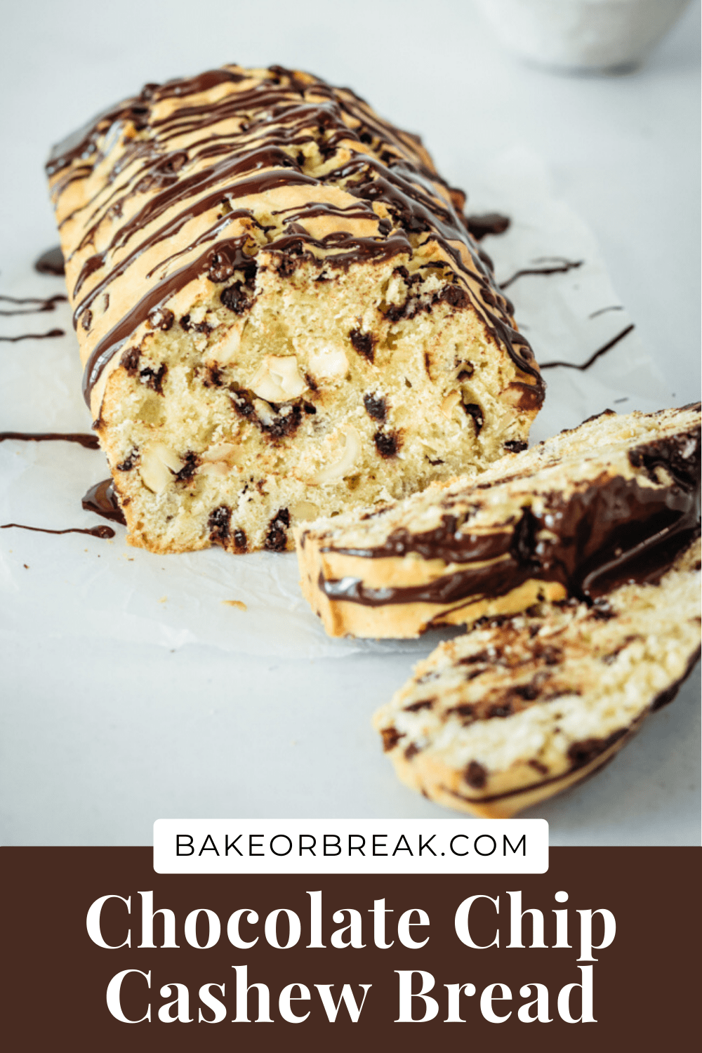 Chocolate Chip Cashew Bread Recipe | Bake or Break