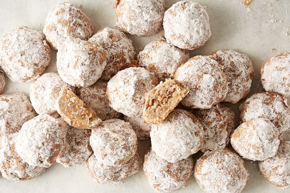 Nutty Spiced Snowdrop Cookies - Bake or Break