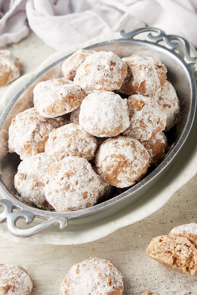 Nutty Spiced Snowdrop Cookies - Bake or Break