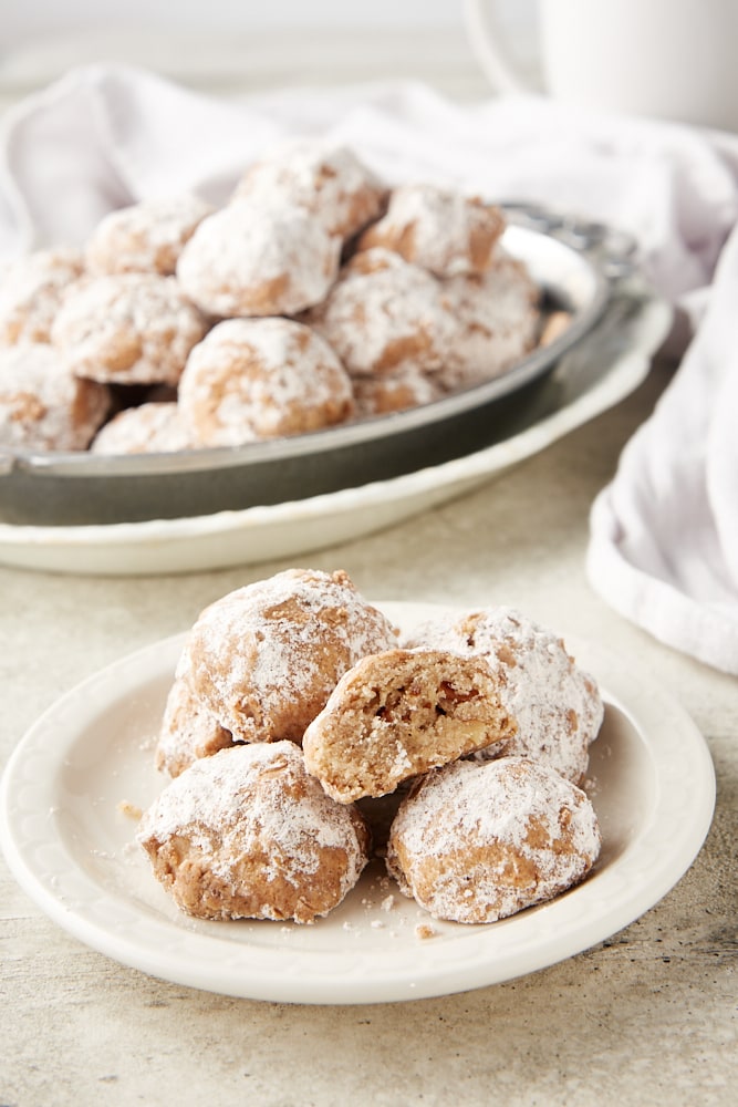Nutty Spiced Snowdrop Cookies - Bake or Break