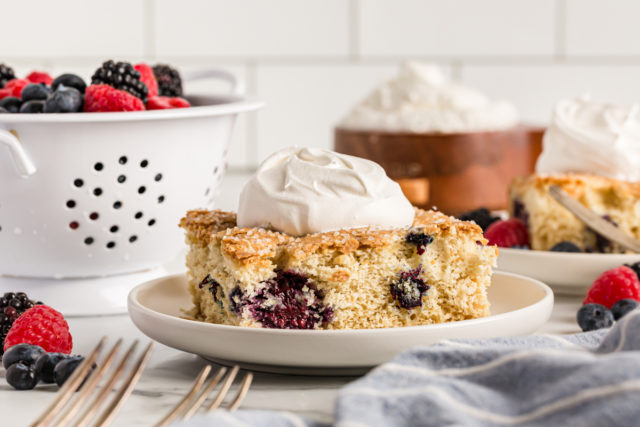 Simple Berry Vanilla Cake | Bake or Break