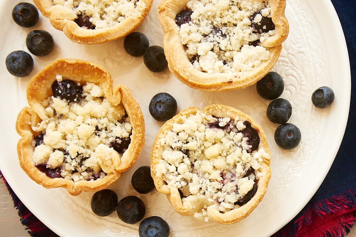 Mini Blueberry Cream Cheese Pies | Bake or Break