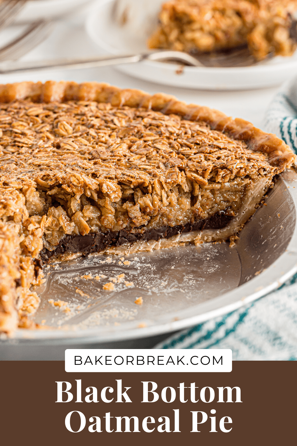 Black Bottom Oatmeal Pie | Bake or Break