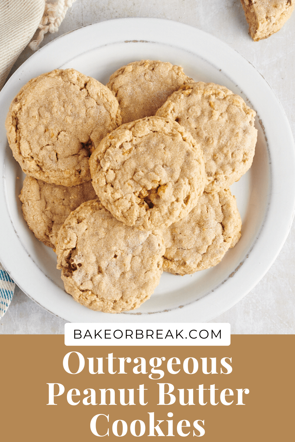 Small Batch Outrageous Peanut Butter Cookies | Bake or Break
