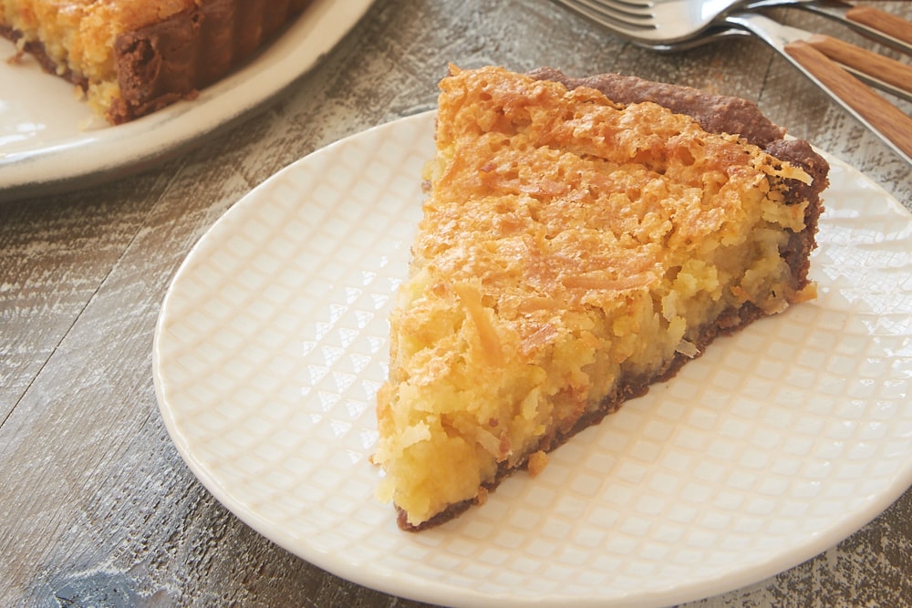 Easy Coconut Chess Pie With Chocolate Crust | Bake or Break