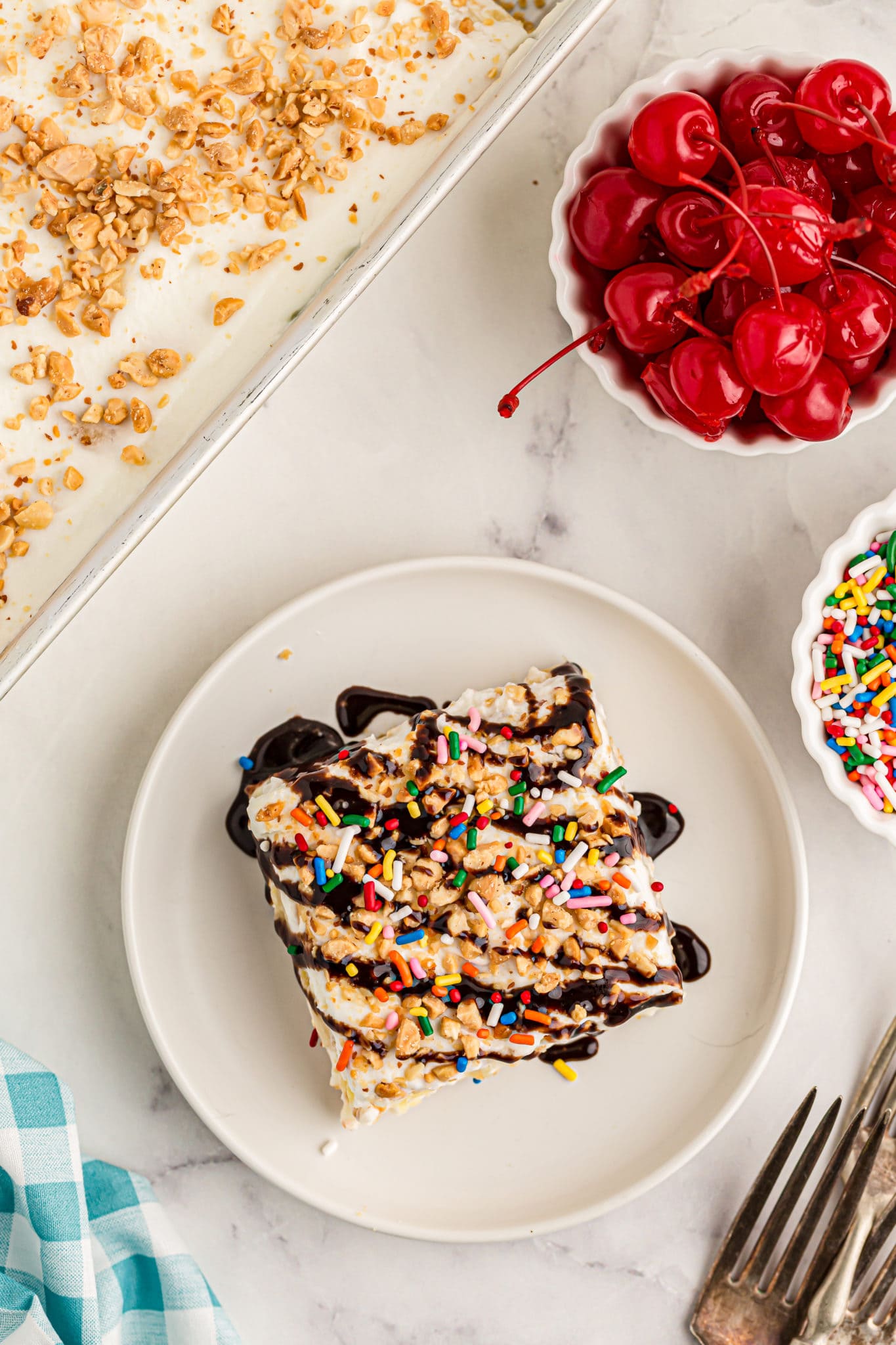 No-Bake Banana Split Cake | Bake or Break