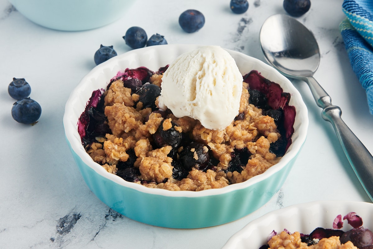 Blueberry Crisp for Two | Bake or Break
