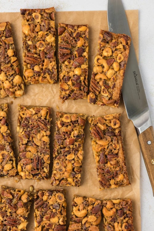 Sweet and Salty Maple Nut Bars | Bake or Break
