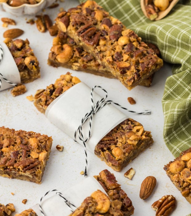 Sweet and Salty Maple Nut Bars | Bake or Break