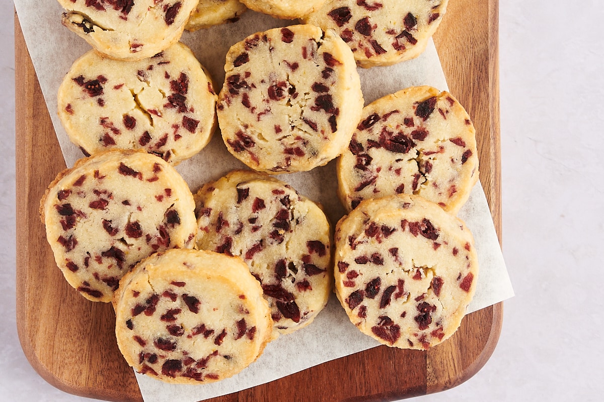 Cranberry Orange Shortbread | Bake or Break