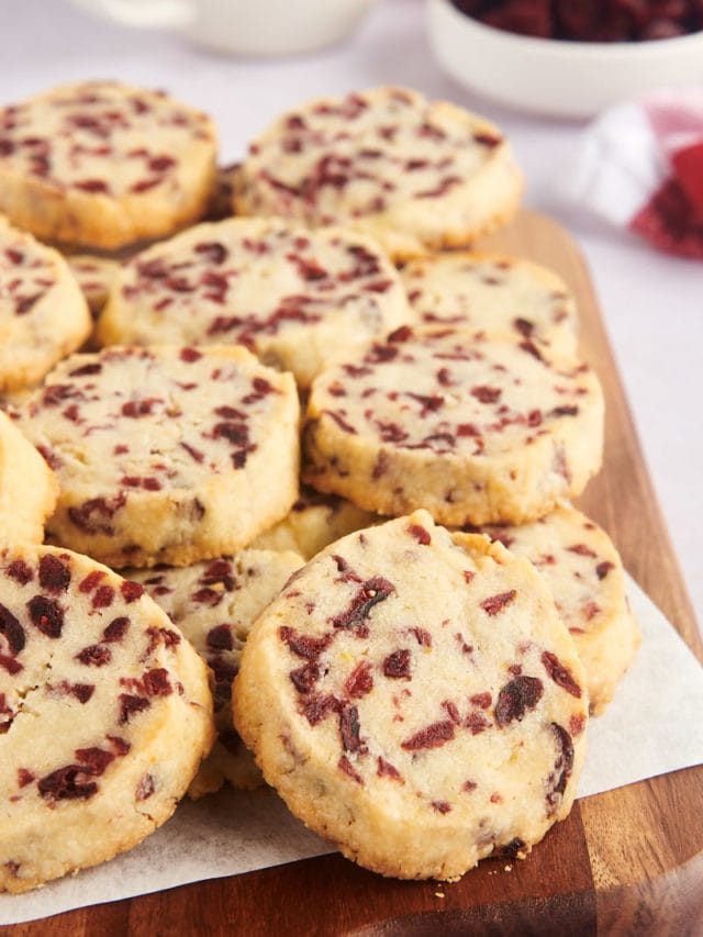 CRANBERRY ORANGE SHORTBREAD STORY - Bake or Break