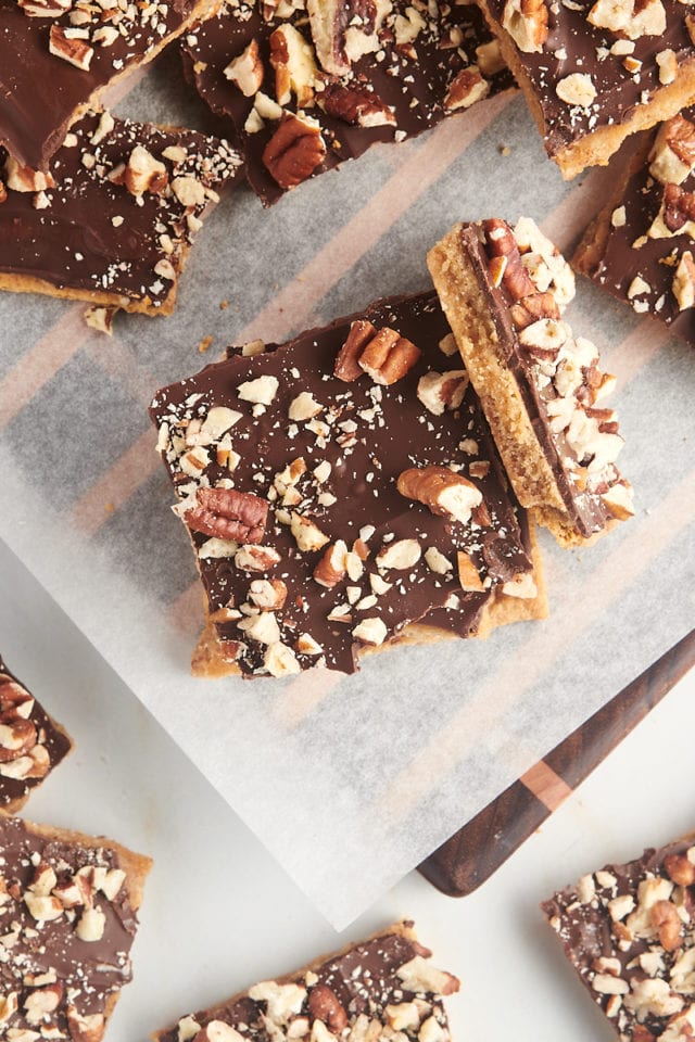 Easy, Delicious Graham Cracker Toffee - Bake or Break