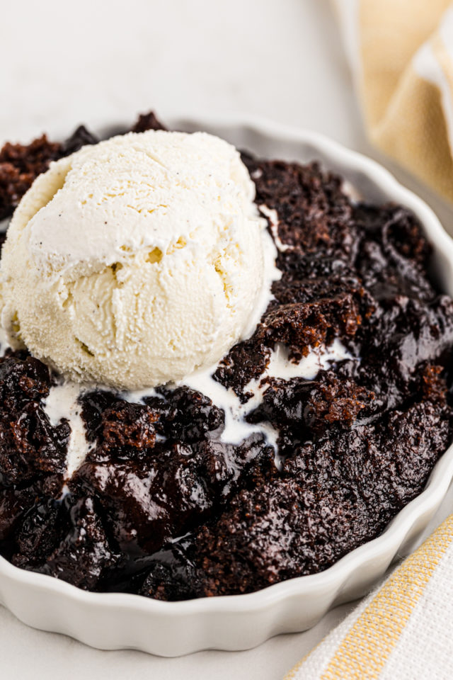 Chocolate Cobbler (Easy Gooey Chocolate Dessert)