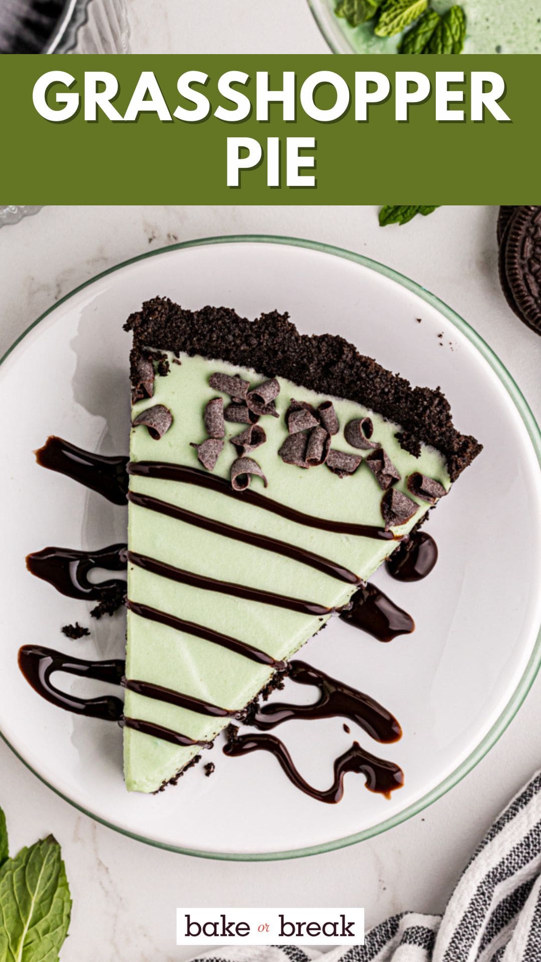 Easy Grasshopper Pie Recipe: A Refreshing Minty Treat - Bake or Break