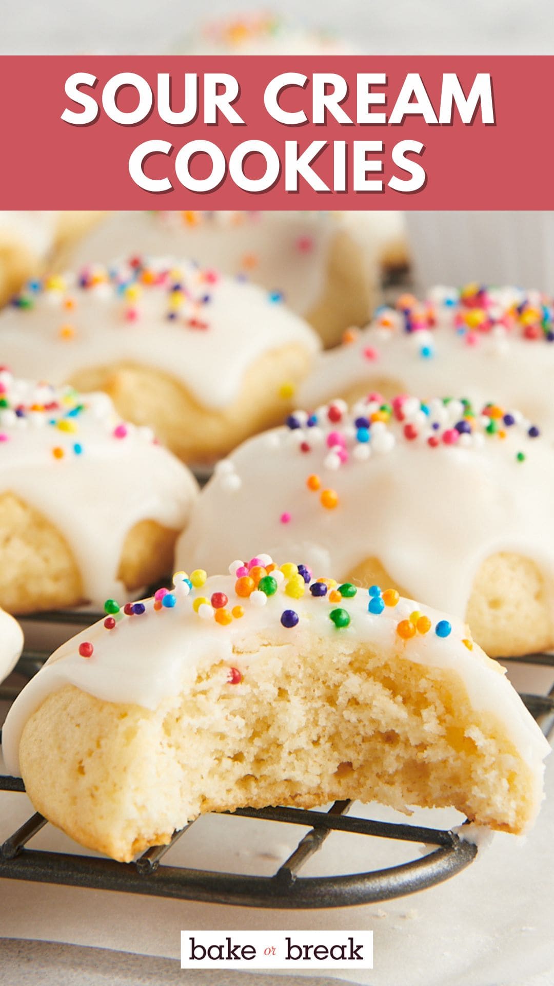 Irresistibly Soft Sour Cream Cookies - Bake or Break
