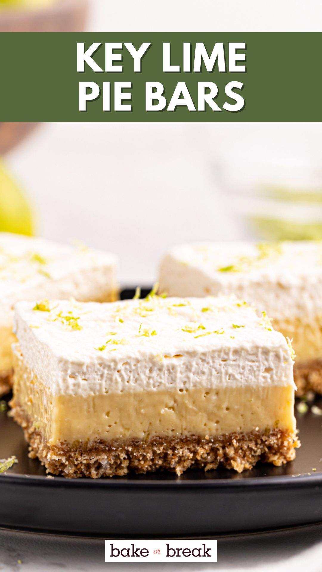 Easy and Refreshing Key Lime Pie Bars Recipe - Bake or Break