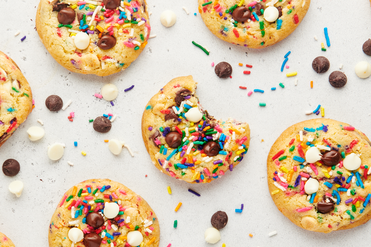 Celebration-Worthy Sprinkle Chocolate Chip Cookies - Bake or Break