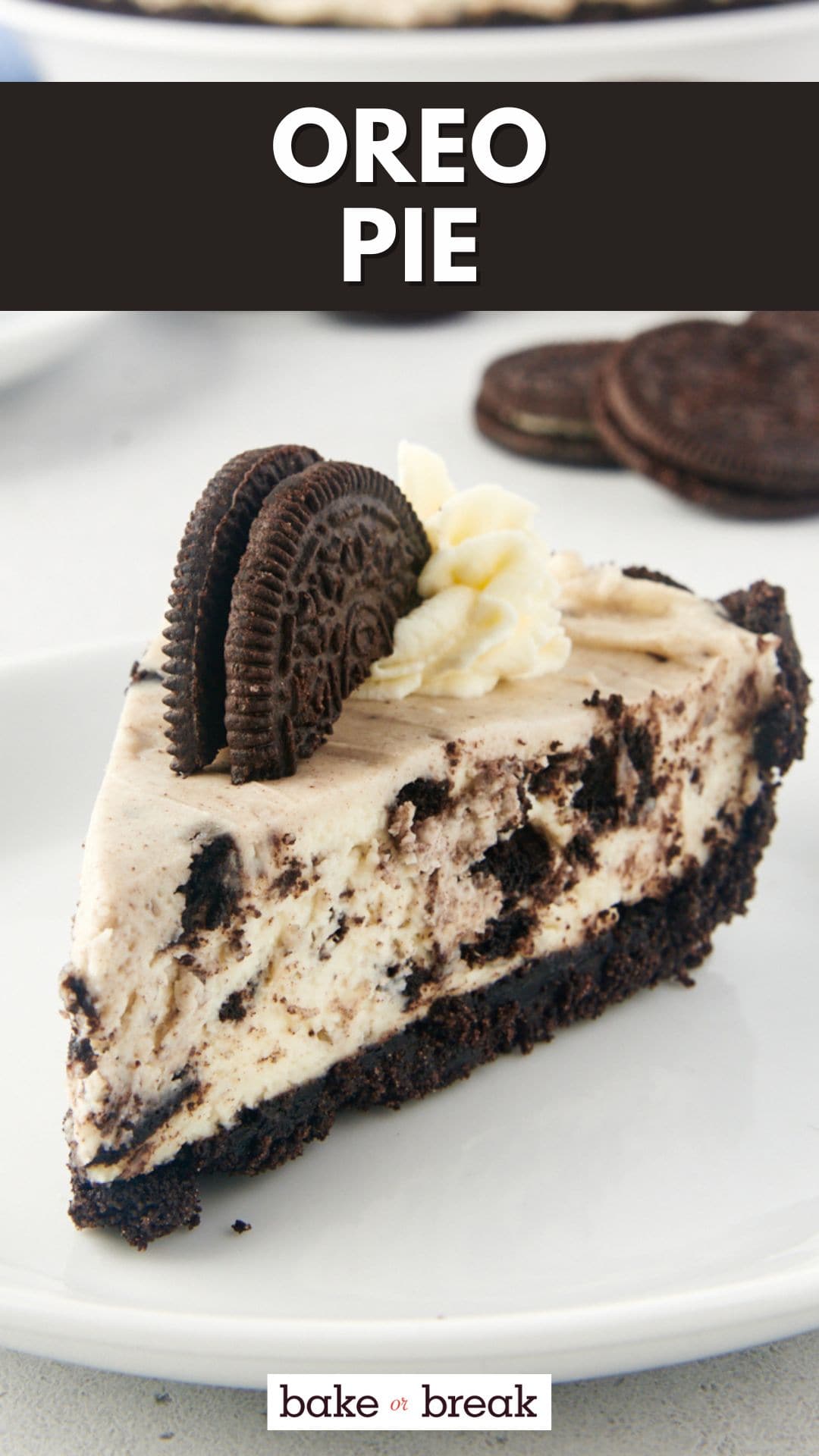 No-Bake Oreo Pie - Bake or Break