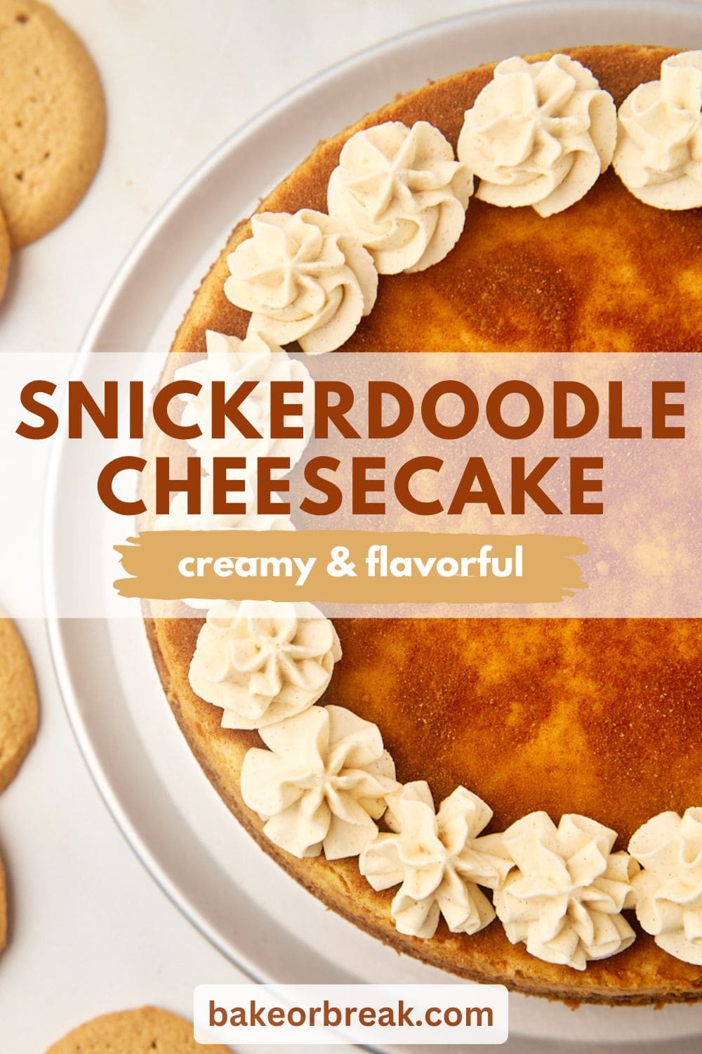 Irresistible Snickerdoodle Cheesecake - Bake or Break