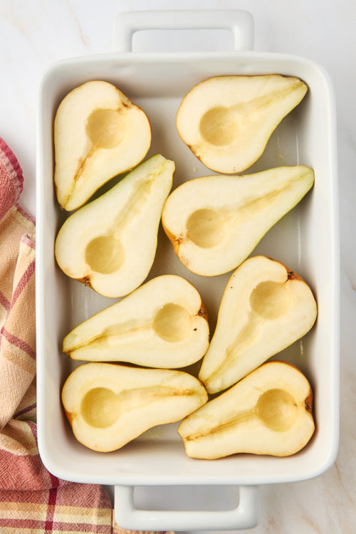 Irresistible Baked Pears with a Spiced Oat Filling - Bake or Break