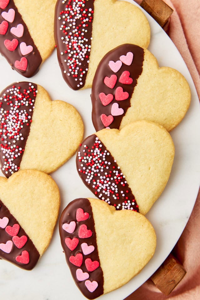 Chocolate-Dipped Shortbread Cookies - Bake or Break