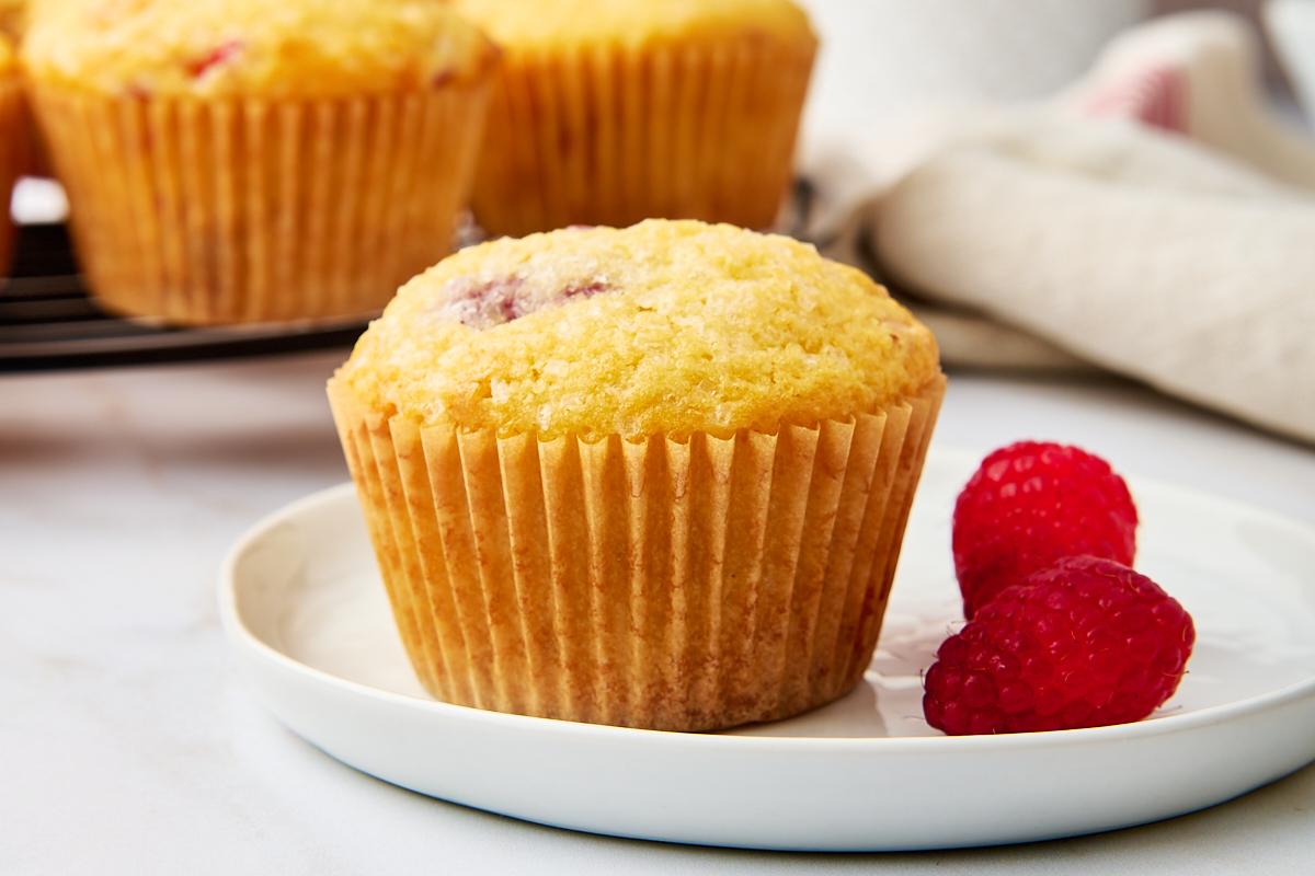 Lemon Raspberry Muffins - Bake or Break