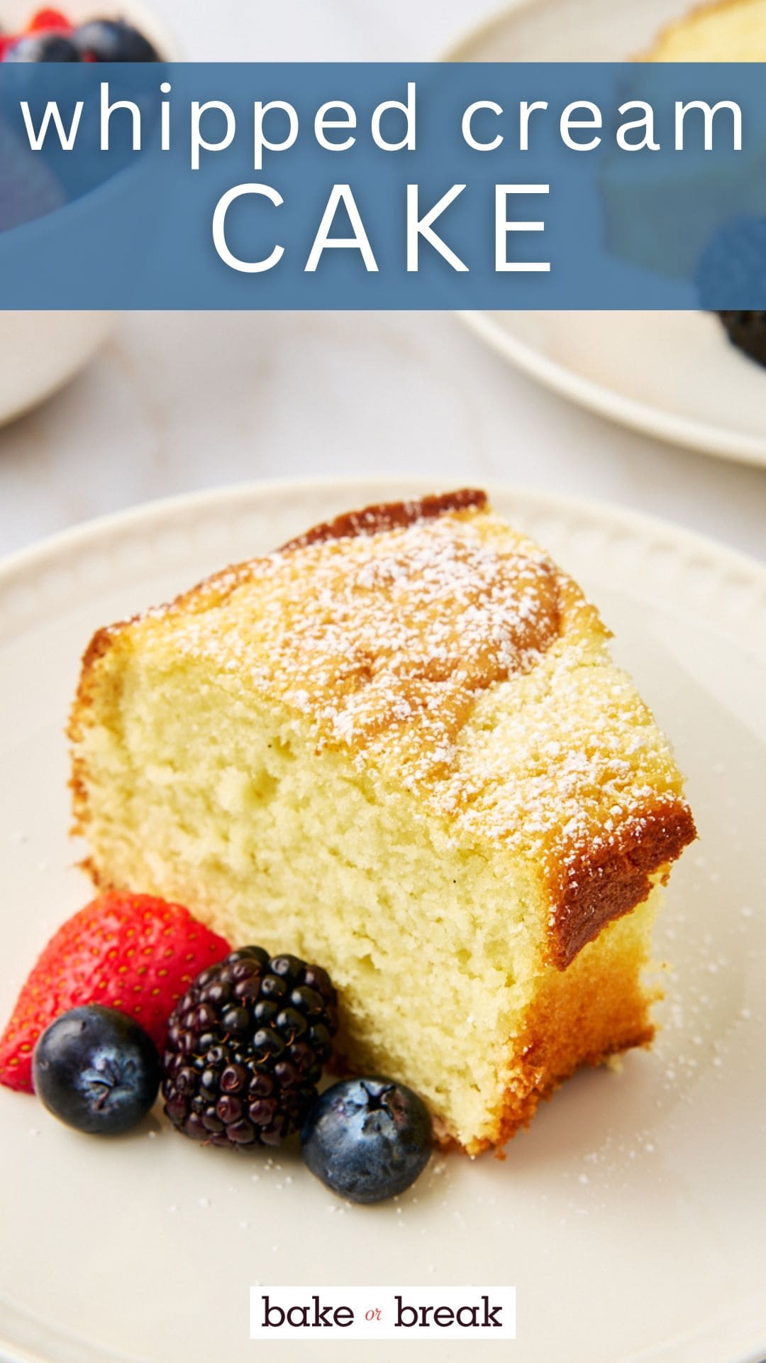 Whipped Cream Cake - Bake or Break