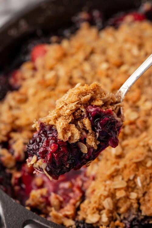 Skillet Berry Crisp - Bake or Break