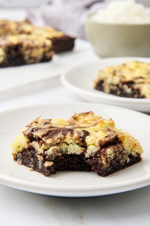 Coconut Cream Cheese Brownies - Bake or Break