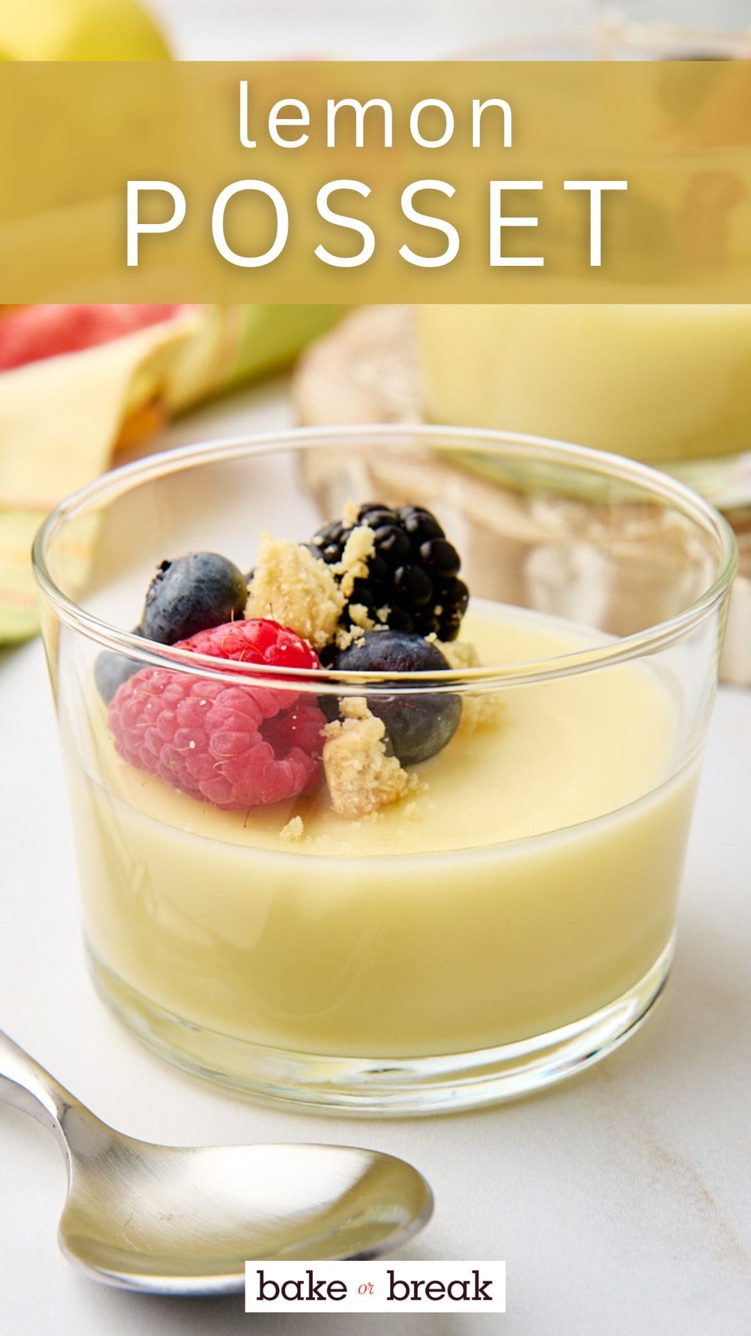 Easy, Elegant Lemon Posset - Bake or Break