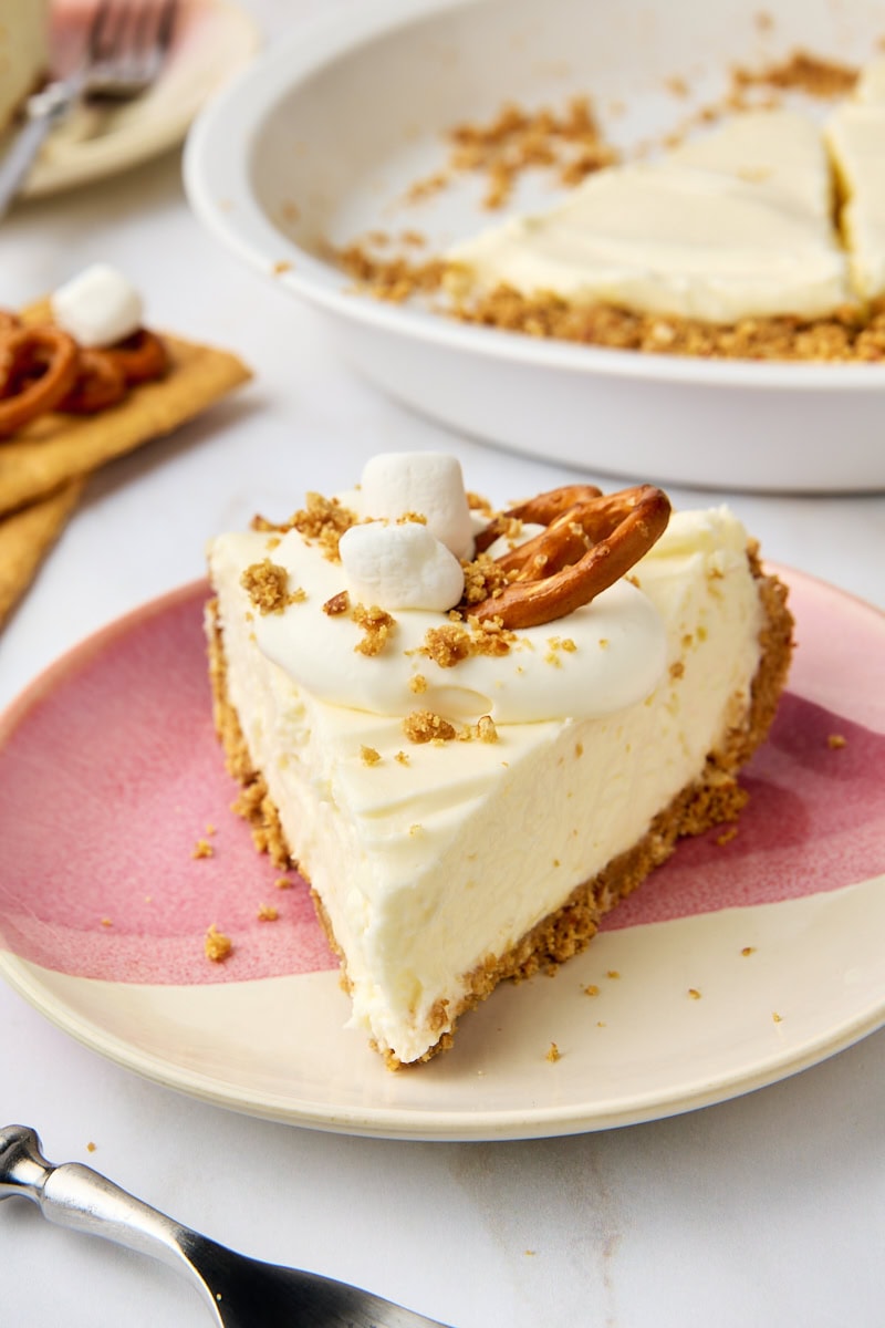 Easy No-Bake Marshmallow Cheesecake - Bake or Break