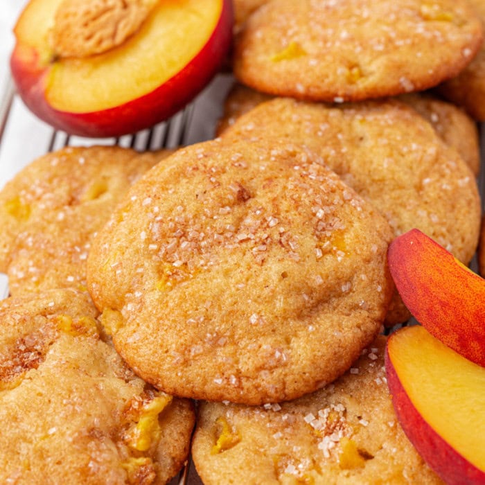 Peach Shortbread Cookies | Bake or Break