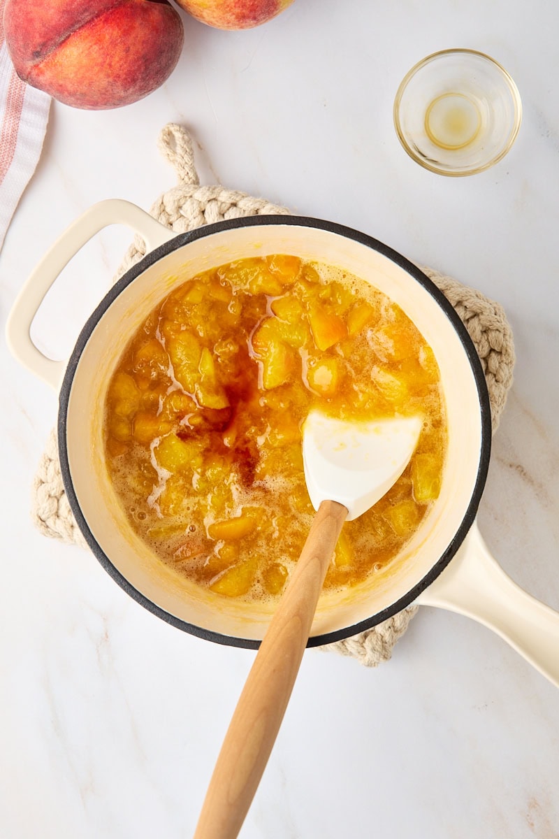 Peach Compote (Easy Fresh Peach Topping)