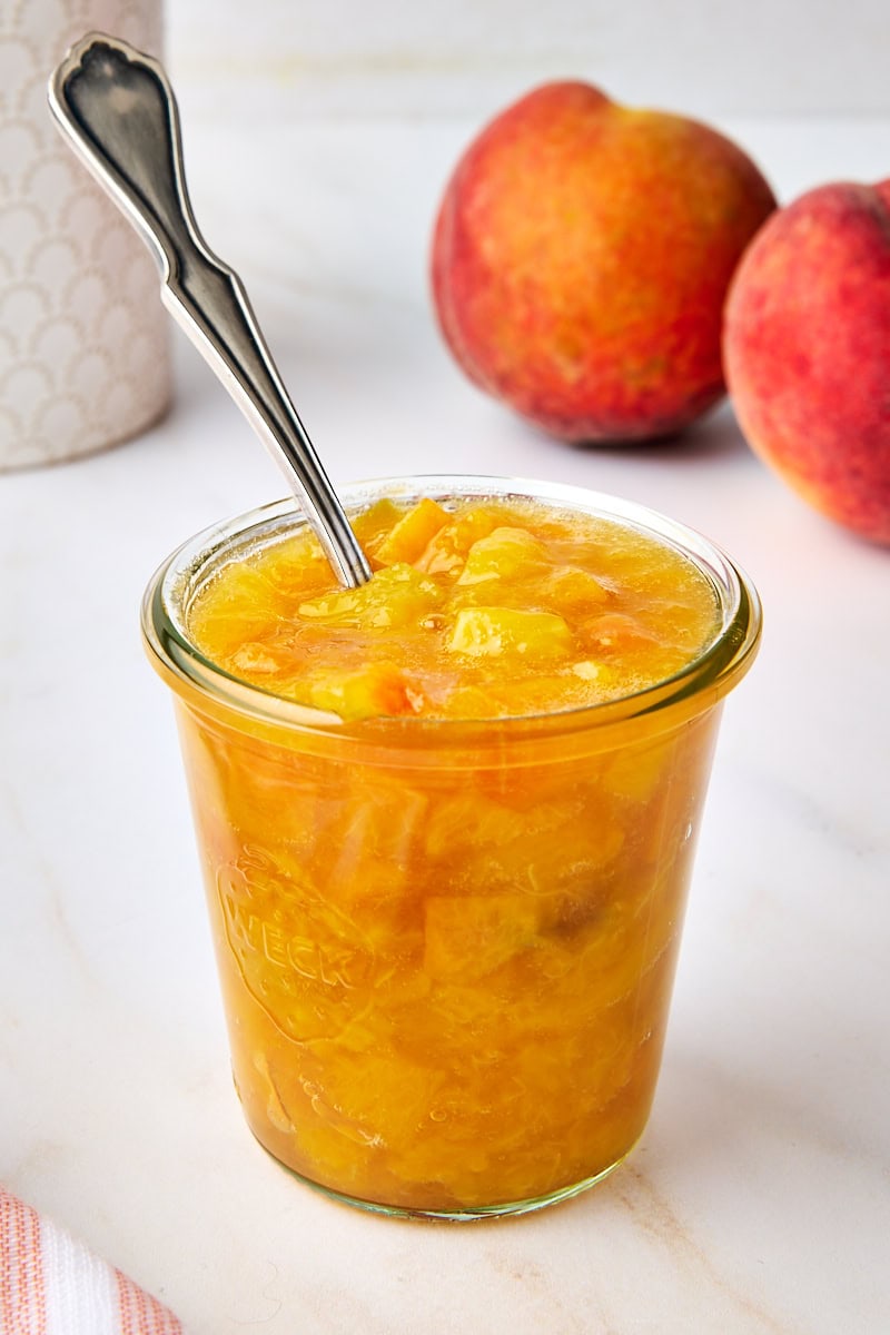 Peach Compote (Easy Fresh Peach Topping)