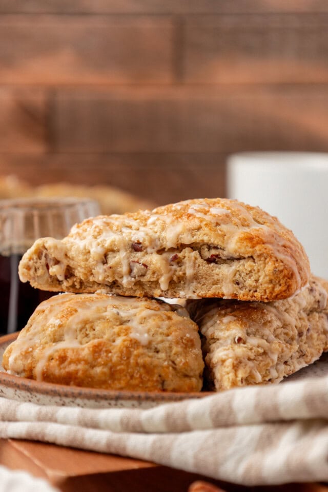 Maple Pecan Scones – Easy Fall Breakfast or Brunch Treat