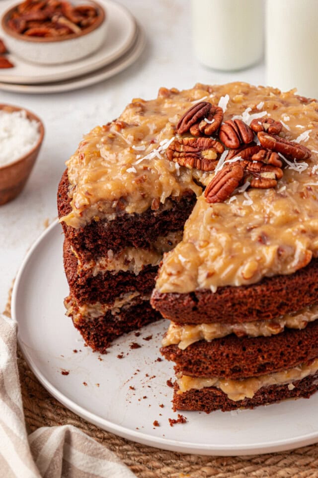 Homemade German Chocolate Cake – Classic Southern Layer Cake