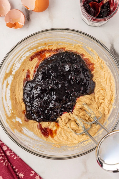 Kentucky Jam Cake with Caramel Frosting
