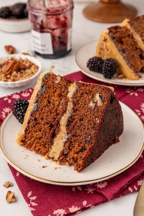 Kentucky Jam Cake with Caramel Frosting