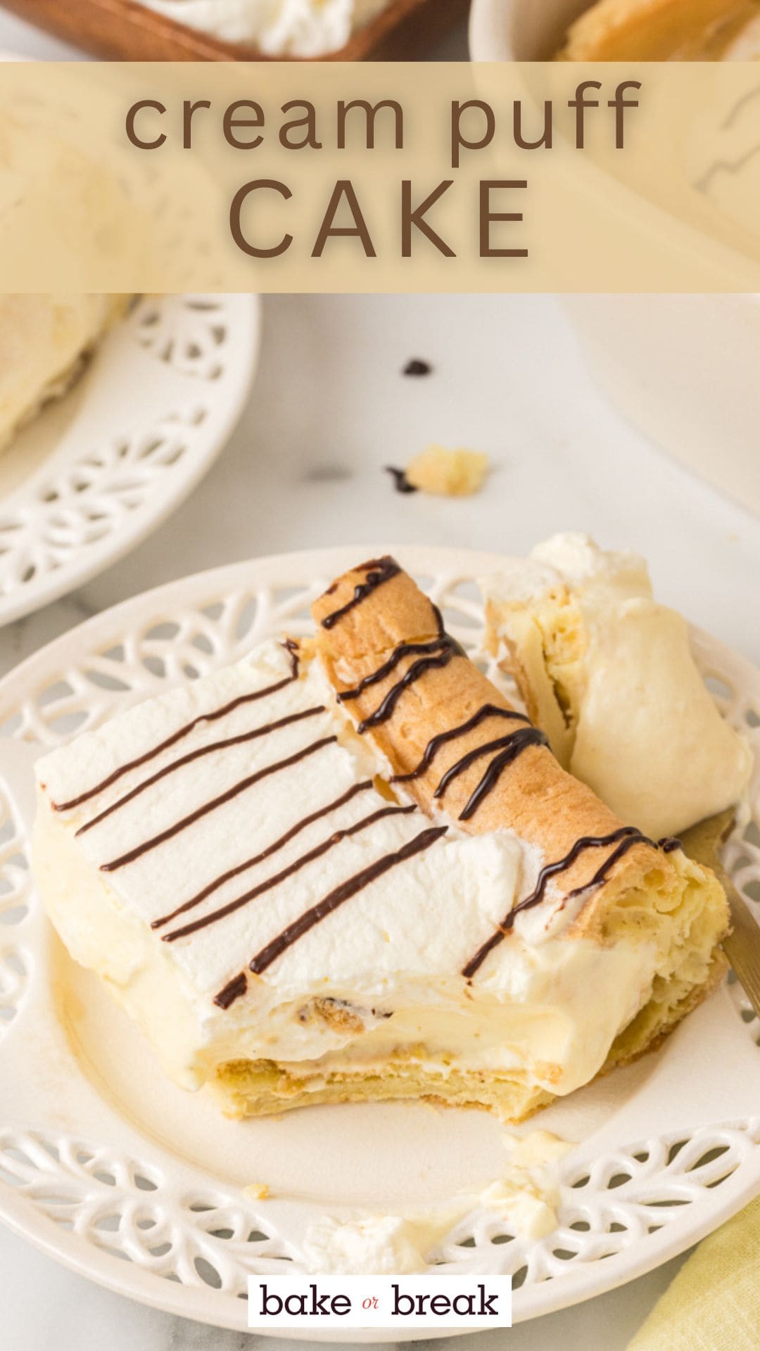 Cream Puff Cake – Easy Cream Puff–Inspired Dessert