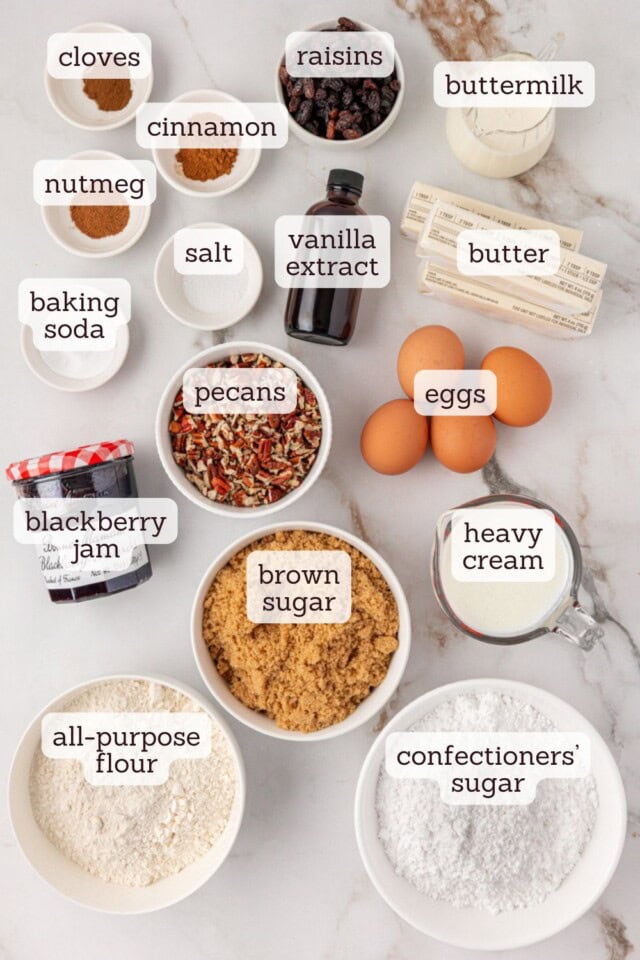 Kentucky Jam Cake with Caramel Frosting