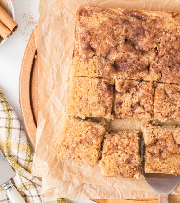 Cinnamon Sugar Snack Cake (Easy One-Pan Recipe)