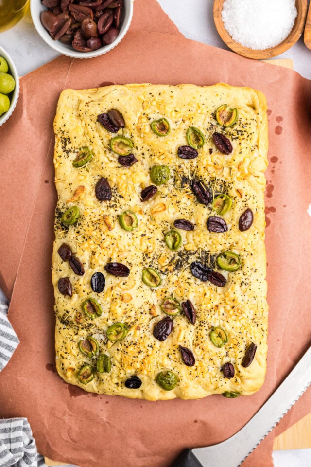 Quick No-Knead Focaccia (Easy Yeast Bread)
