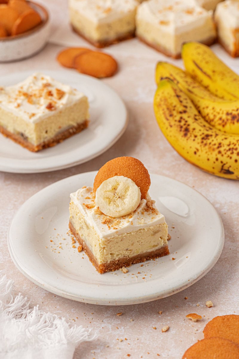 Banana Pudding Cheesecake Bars (Easy Make-Ahead Dessert)